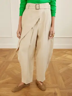 Polo Ralph Lauren Tapered Wrap Belted Trousers