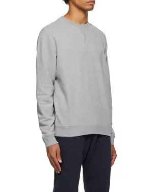 Sunspel Round Collar Long Sleeve Sweater