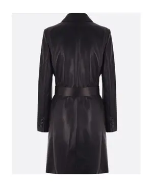 Giorgio Armani X 10 Corso Como Leather Trench Coat