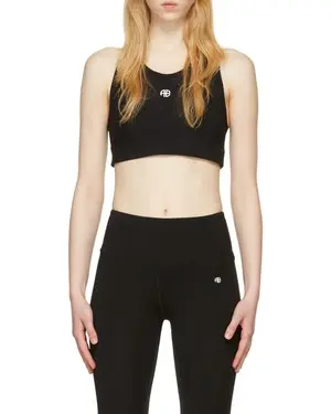 ANINE BING Logo-print Sports Bra