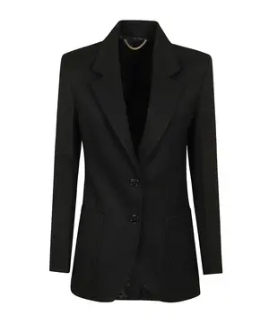 Victoria Beckham Long-sleeved Suit Jacket - Black