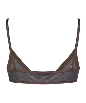Paloma Wool Esco Sheer Triangle Bralette - Gray