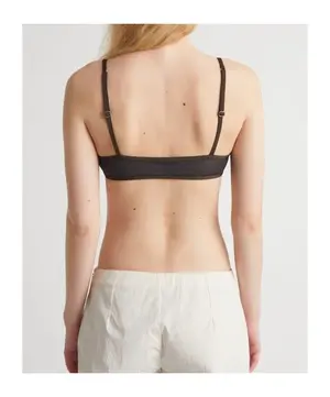 Paloma Wool Esco Sheer Triangle Bralette - Gray