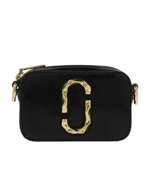 Marc Jacobs Snapshot Chain-link Shoulder Bag - Black