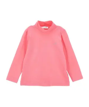 Monnalisa Logo-embellished High-neck Top - Pink