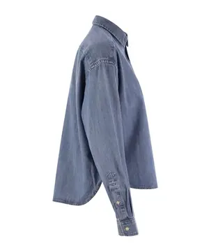 Polo Ralph Lauren Denim Cotton Shirt With Classic Collar