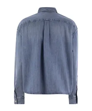 Polo Ralph Lauren Denim Cotton Shirt With Classic Collar