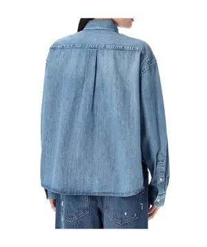 Polo Ralph Lauren Denim Cotton Shirt With Classic Collar