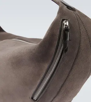 LEMAIRE Belted Suede Shoulder Bag