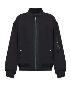 RAG  BONE Zippered Casual Jacket - Black
