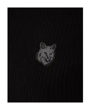 Maison Kitsuné Fox Head Patch Knitted Jumper