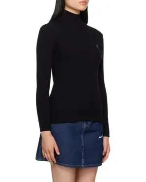 Maison Kitsuné Fox Head Patch Knitted Jumper