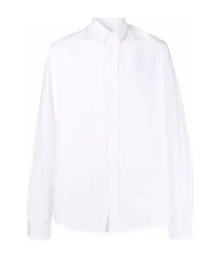 Kenzo Buttoned Long-sleeved Shirt - White
