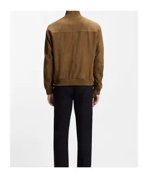 Hugo Boss Muller Suede Bomber Jacket