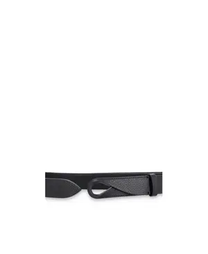 ORTIGNI Hammer-pattern Leather Belt