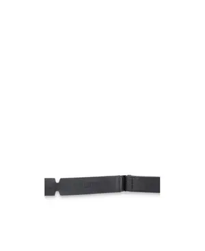 ORTIGNI Hammer-pattern Leather Belt
