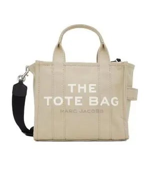 Marc Jacobs Logo Printed Shoulder Bag - Nude