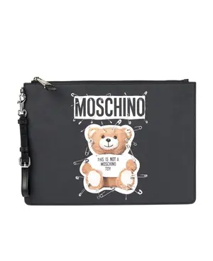 Moschino Logo Handbag - Black