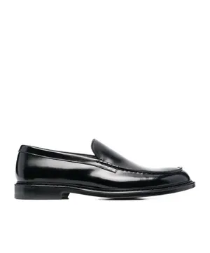 DOUCAL'S Round Head Business Casual Shoes - Black