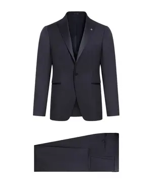 Tagliatore Long-sleeved Suit - Black
