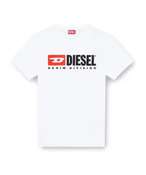 DIESEL® T-boxt-div Logo Printed T-shirt - White