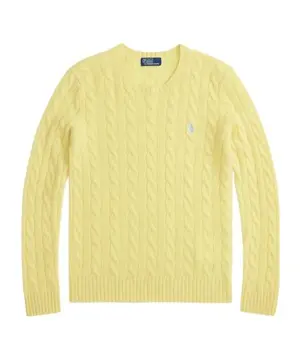 Polo Ralph Lauren Cable-knitted Jumper With Embroidered Logo - No
