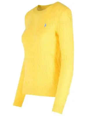 Polo Ralph Lauren Cable-knitted Jumper With Embroidered Logo - No