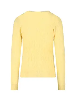 Polo Ralph Lauren Cable-knitted Jumper With Embroidered Logo - No