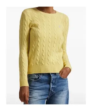 Polo Ralph Lauren Cable-knitted Jumper With Embroidered Logo - No