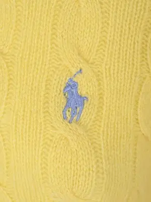 Polo Ralph Lauren Cable-knitted Jumper With Embroidered Logo - No
