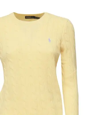 Polo Ralph Lauren Cable-knitted Jumper With Embroidered Logo - No