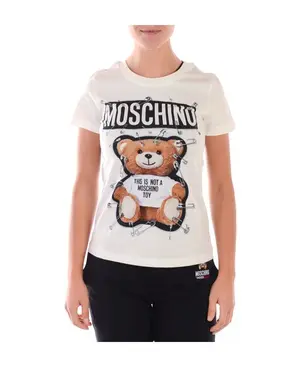 Moschino Pattern Printed T-shirt - White