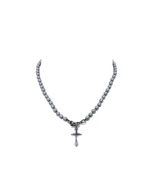 VIVIENNE WESTWOOD Pendant Necklace - Gray