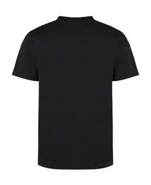 MARCELO BURLON COUNTY OF MILAN Embroidered Logo Organic Cotton T-shirt