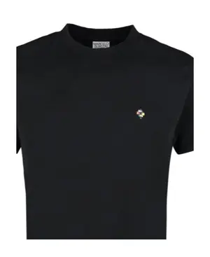 MARCELO BURLON COUNTY OF MILAN Embroidered Logo Organic Cotton T-shirt