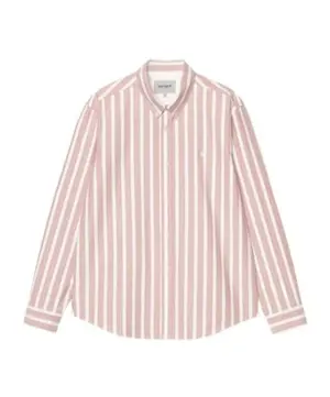 Carhartt Work In Progress Deven Striped Oxford Shirt - Pink