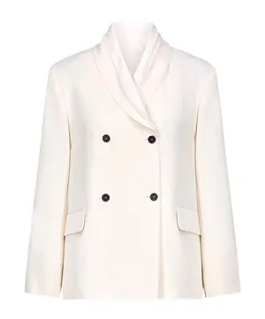 LOULOU STUDIO Long-sleeved Suit Jacket - White