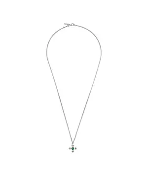 Emanuele Bicocchi Embellished Chain Linked Necklace - Silver