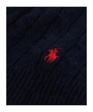 Polo Ralph Lauren Logo Embroidered Knitted Drawstring Hat