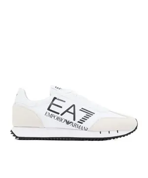 EA7 Black And Vintage Sneakers - White