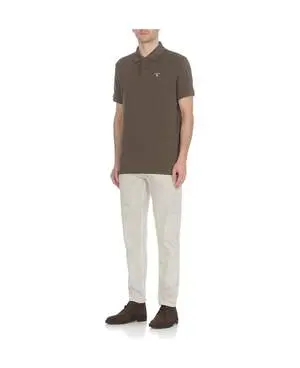 Barbour Logo Embroidered Short-sleeved Polo Shirt