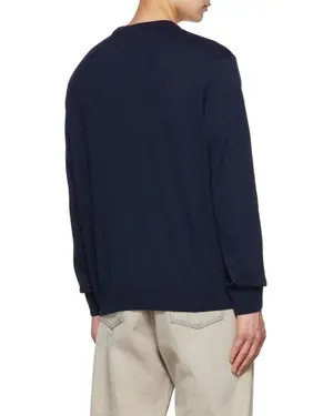 Maison Kitsuné Fox Head Patch Long-sleeved Jumper