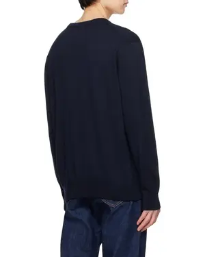 Maison Kitsuné Fox Head Patch Long-sleeved Jumper