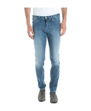 Emporio Armani Logo Jeans - Blue