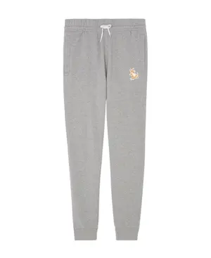 Maison Kitsuné Chillax Fox-patch Track Pants - Gray