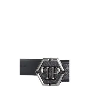 Philipp Plein Hexagon-logo Buckle Belt
