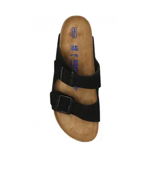 BIRKENSTOCK Arizona Buckled Slip-on Sandals - Black