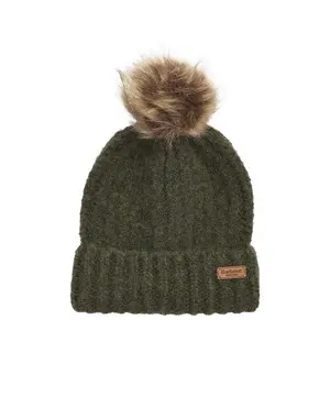 Barbour Saltburn Tartan Scarf Beanie Knitted Set