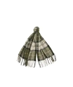 Barbour Saltburn Tartan Scarf Beanie Knitted Set