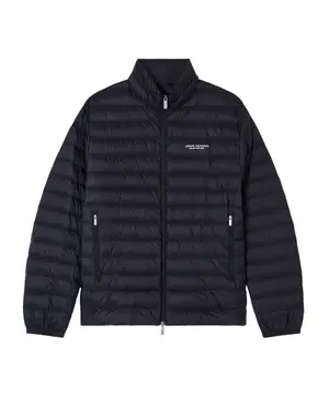 Armani Exchange Zipper Down Jacket - Black